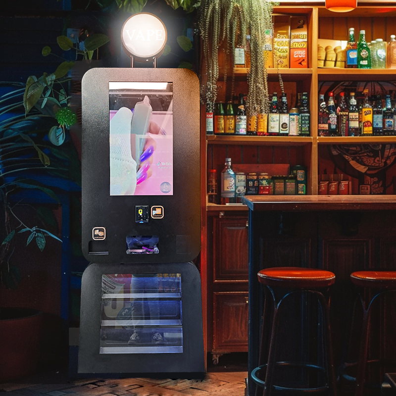 Vape Vending Machine Cigarette Dispensing with ID Verifier